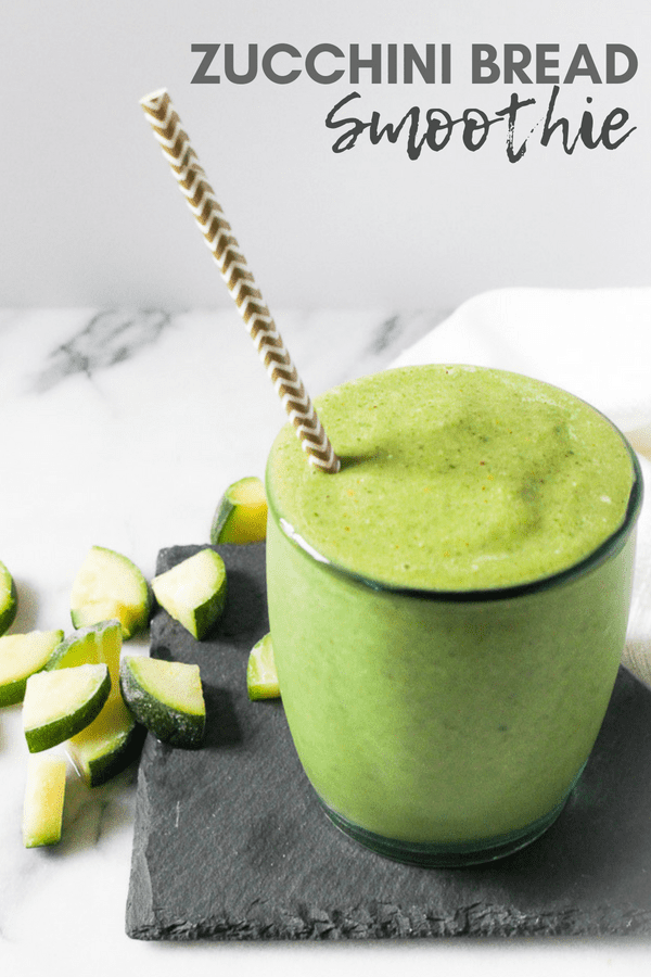 Zucchini Bread Smoothie - Chef Julie Lopez, RD