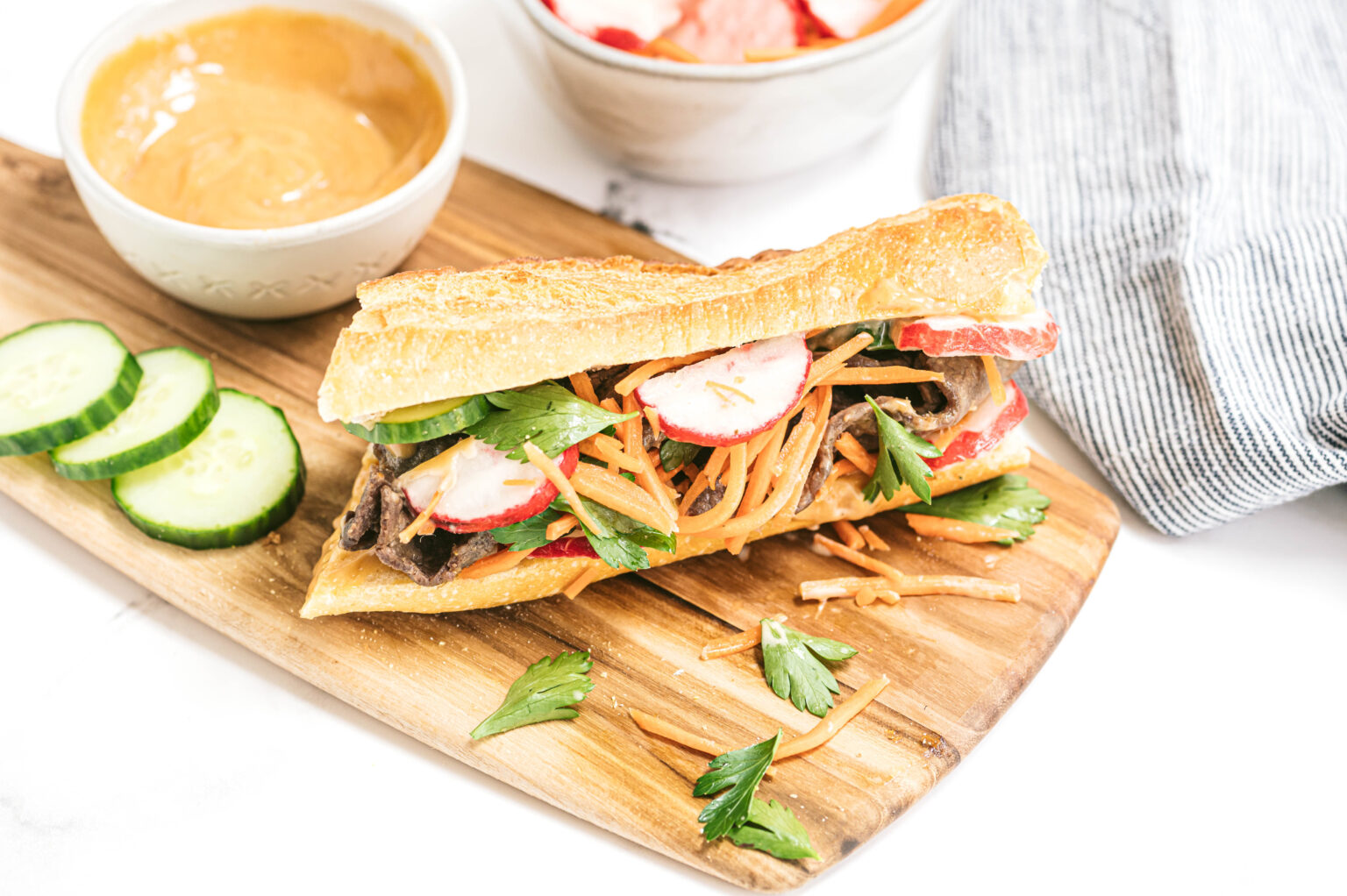 Beef Banh Mi - Chef Julie Harrington, RD