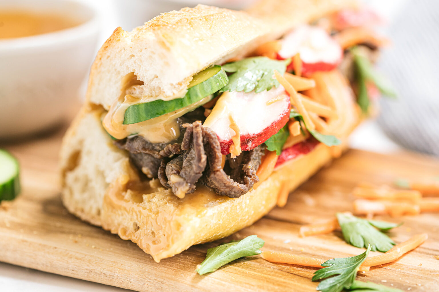 Beef Banh Mi - Chef Julie Harrington, RD